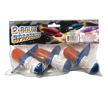 2 COLOR SPACESHIP - 3 PACK – Houston Galaxy Fireworks